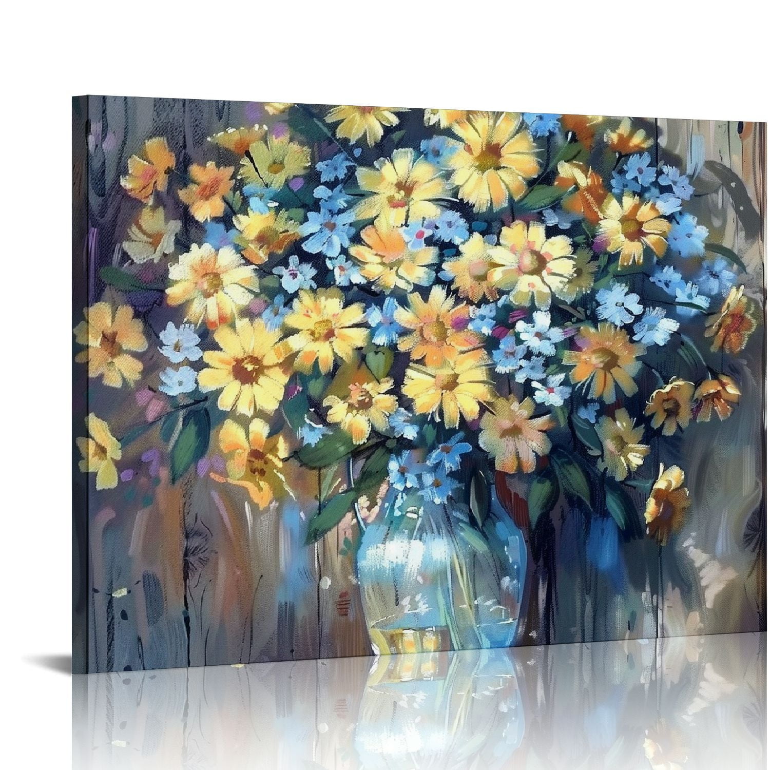 Nawypu Bathroom Decor Wall Art Rustic Flower Pictures Wall Decorations ...