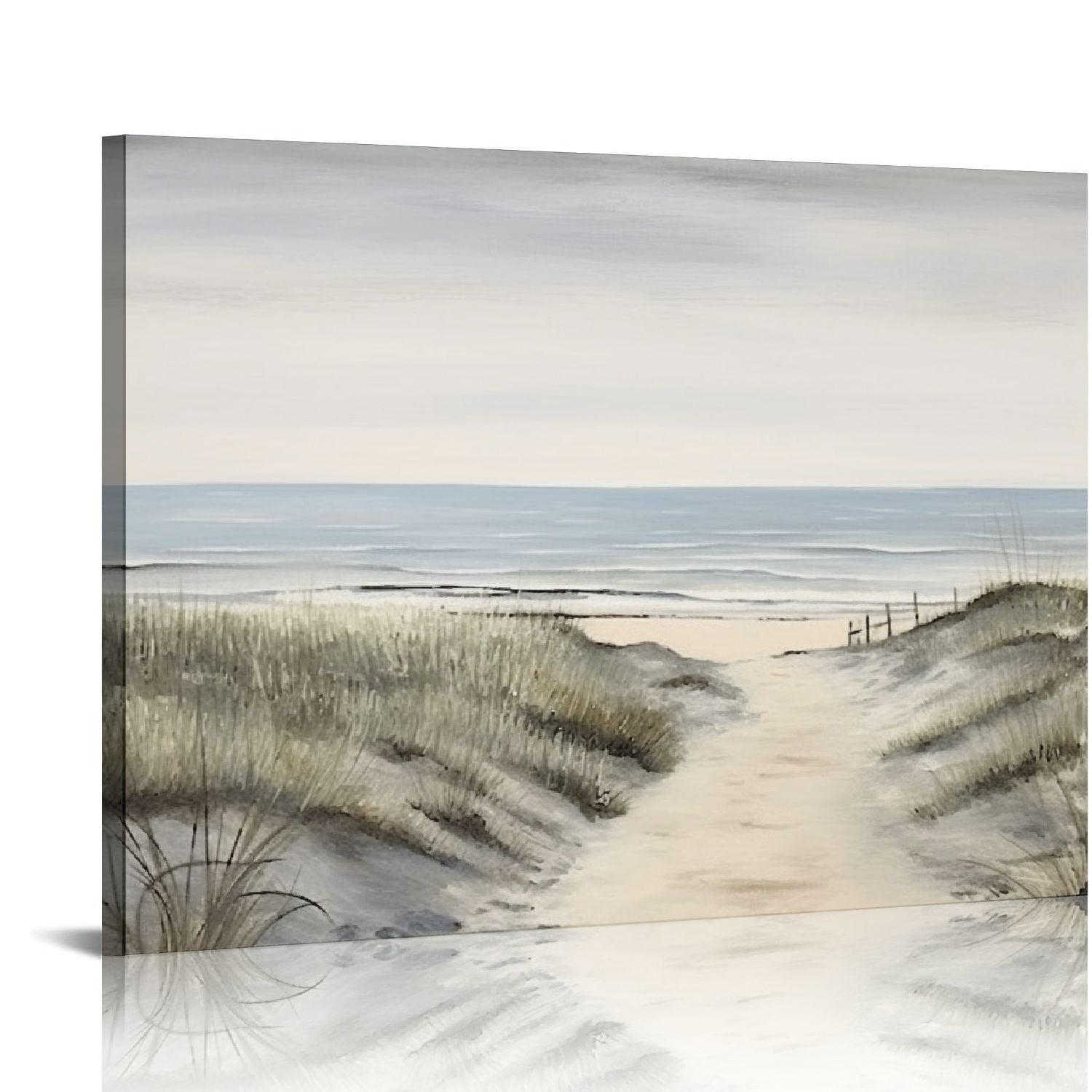 Nawypu Beach Scene Canvas Wall Art Large Painitng Pictures Coastal ... Nawypu Beach Scene Canvas Wall Art Large Painitng Pictures Coastal ...