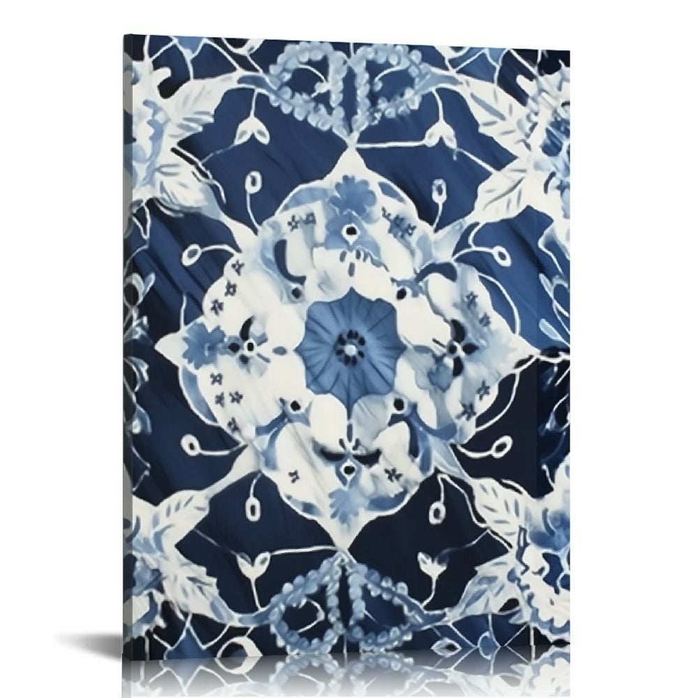 Nawypu Bedroom Decor Canvas Wall Art Flower Pattern Prints Bathroom ...