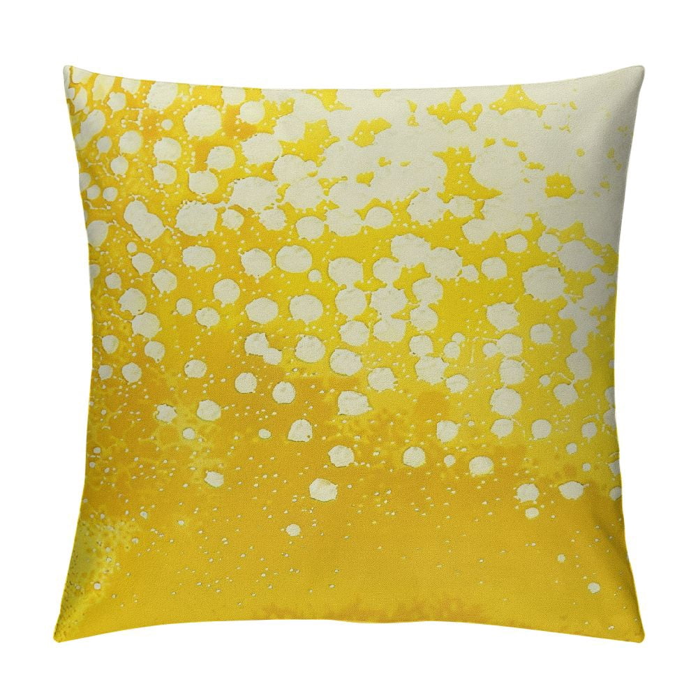 Nawypu Beer Pillow Covers 18x18in Square Decorative Sofa Car Pillow ...