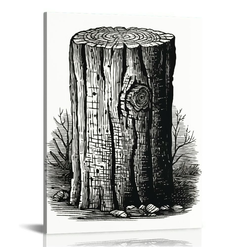 Nawypu Beige Tree Ring Wall Art , Framed Canvas Wall Art Nordic Prints ...