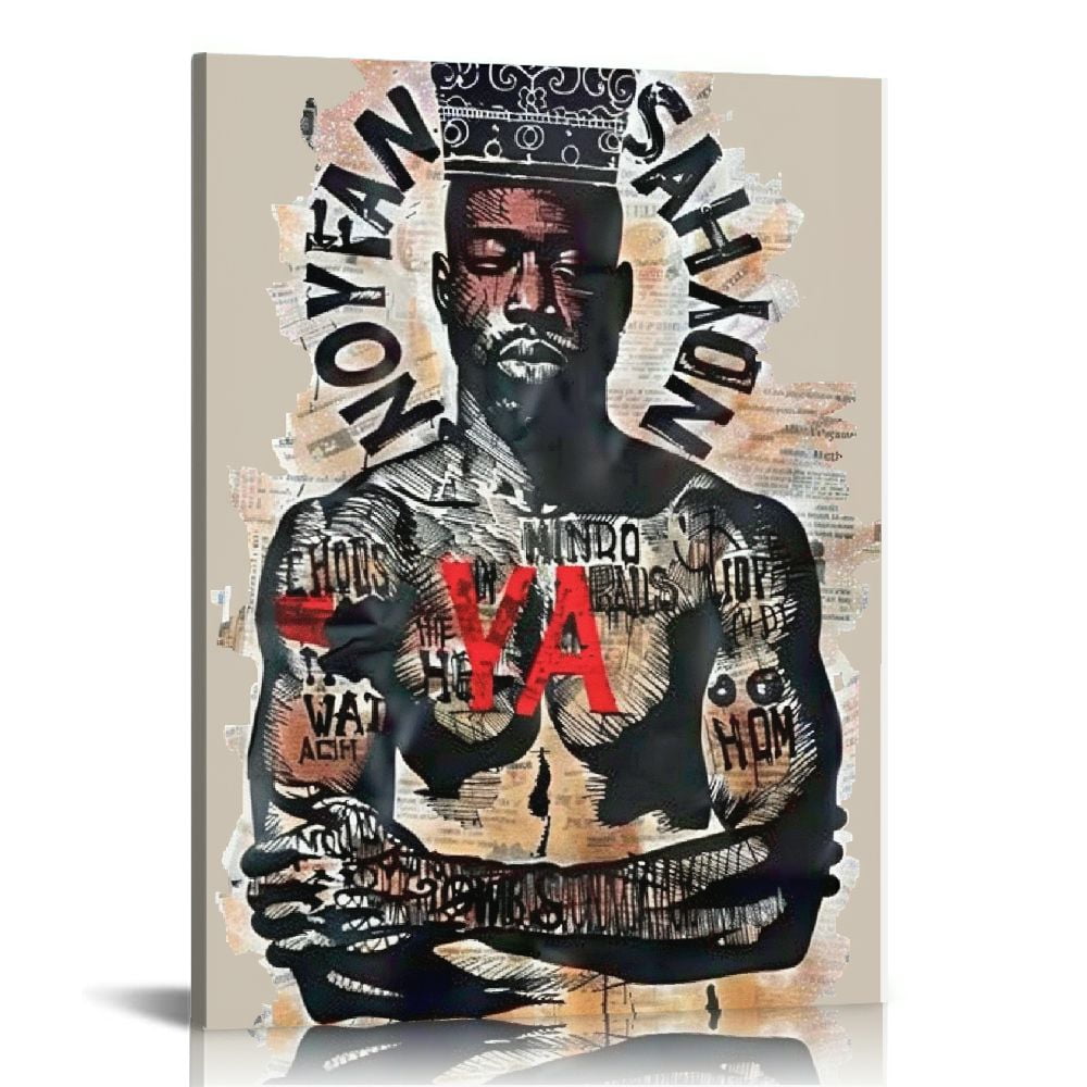 Nawypu Black King and Queen Poster Wall Decor African American Couple Set of Black Man and Women ...