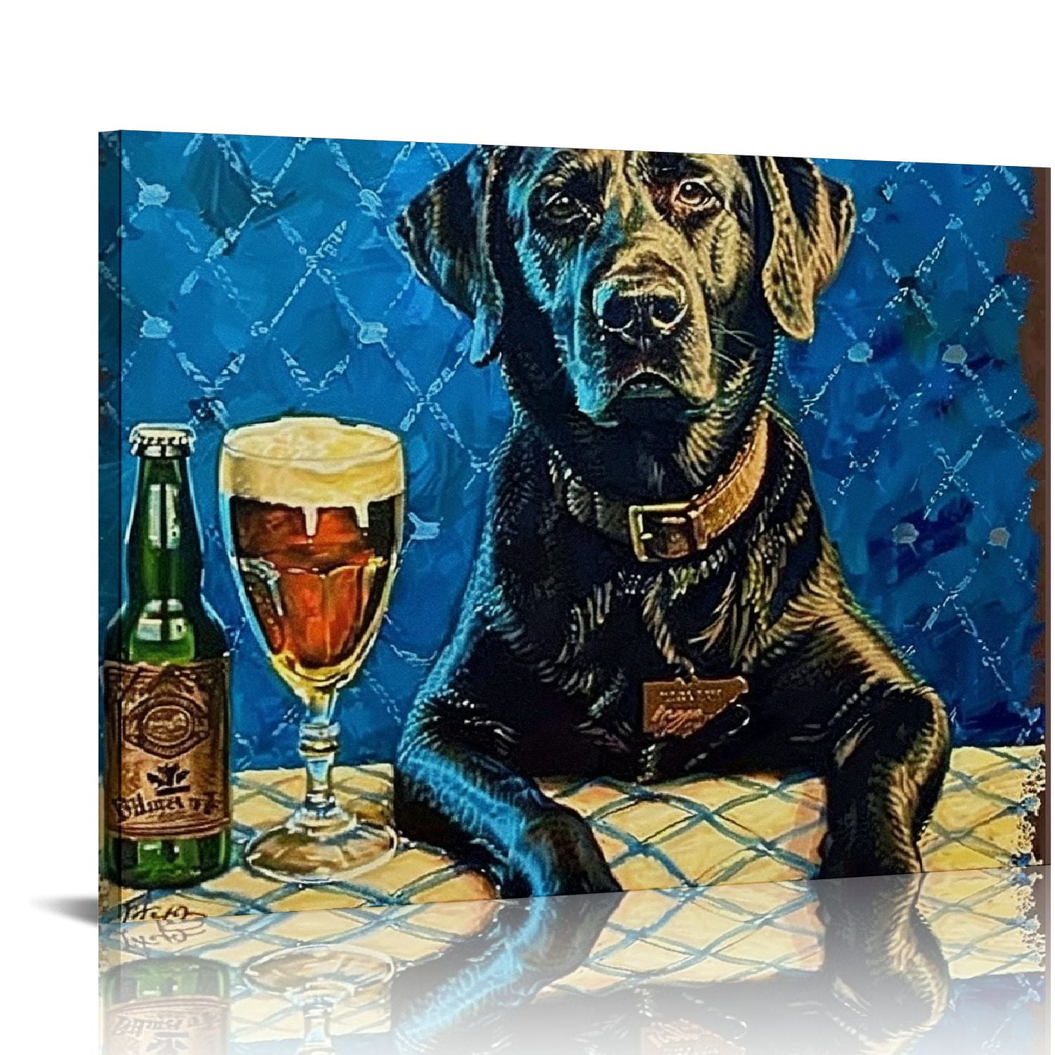 Nawypu Black Labrador Time Spent with Dogs Beer Never Wasted Decor ...