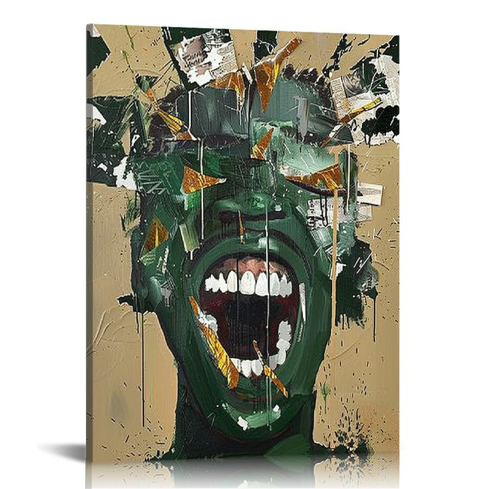 Awypu Black Men Wall Art African American Art Painting You Stole My ...