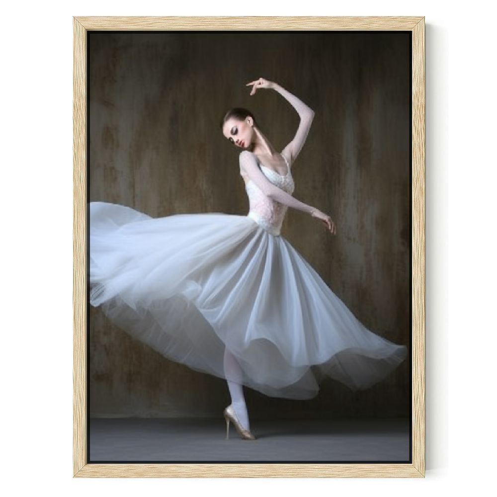 Nawypu Black & White Ballerina Dancers Wall Art Woman Dancing Decor ...