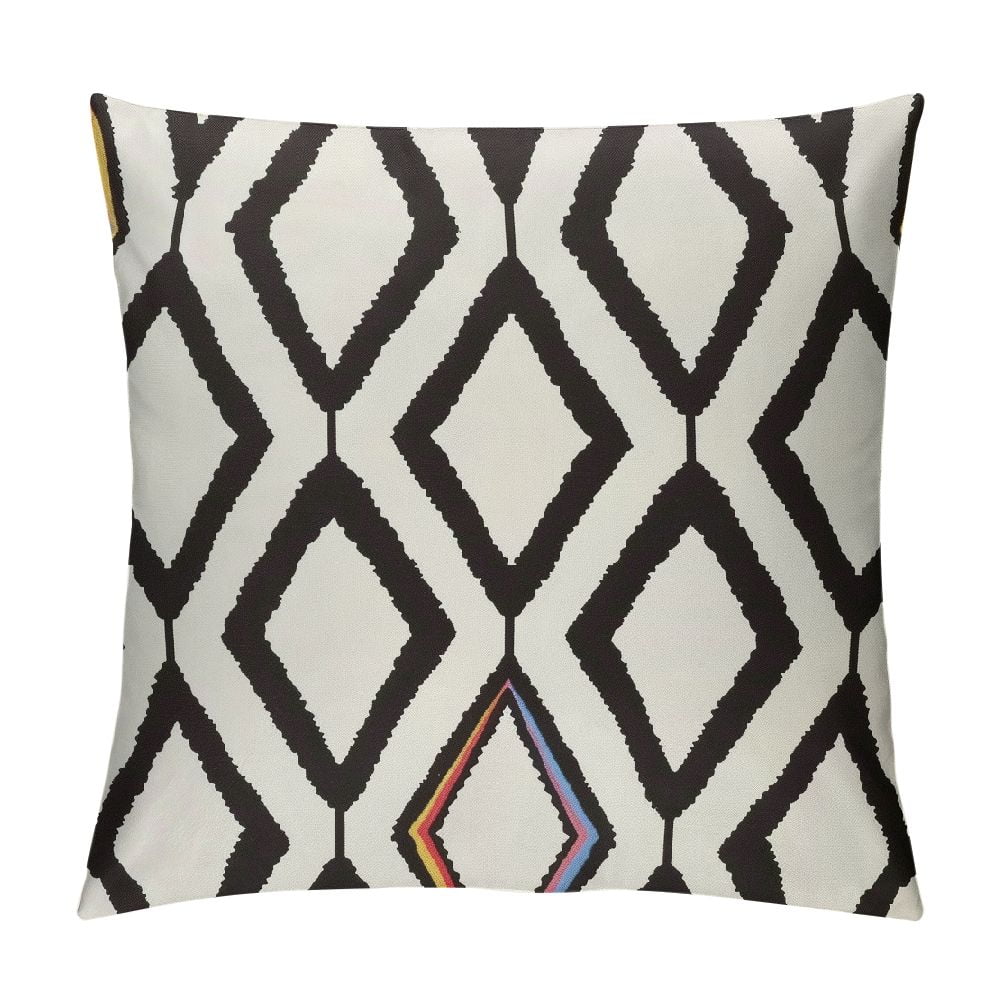 Nawypu Black and White Boho Pillow Covers Aztec Geometry Blend Square ...
