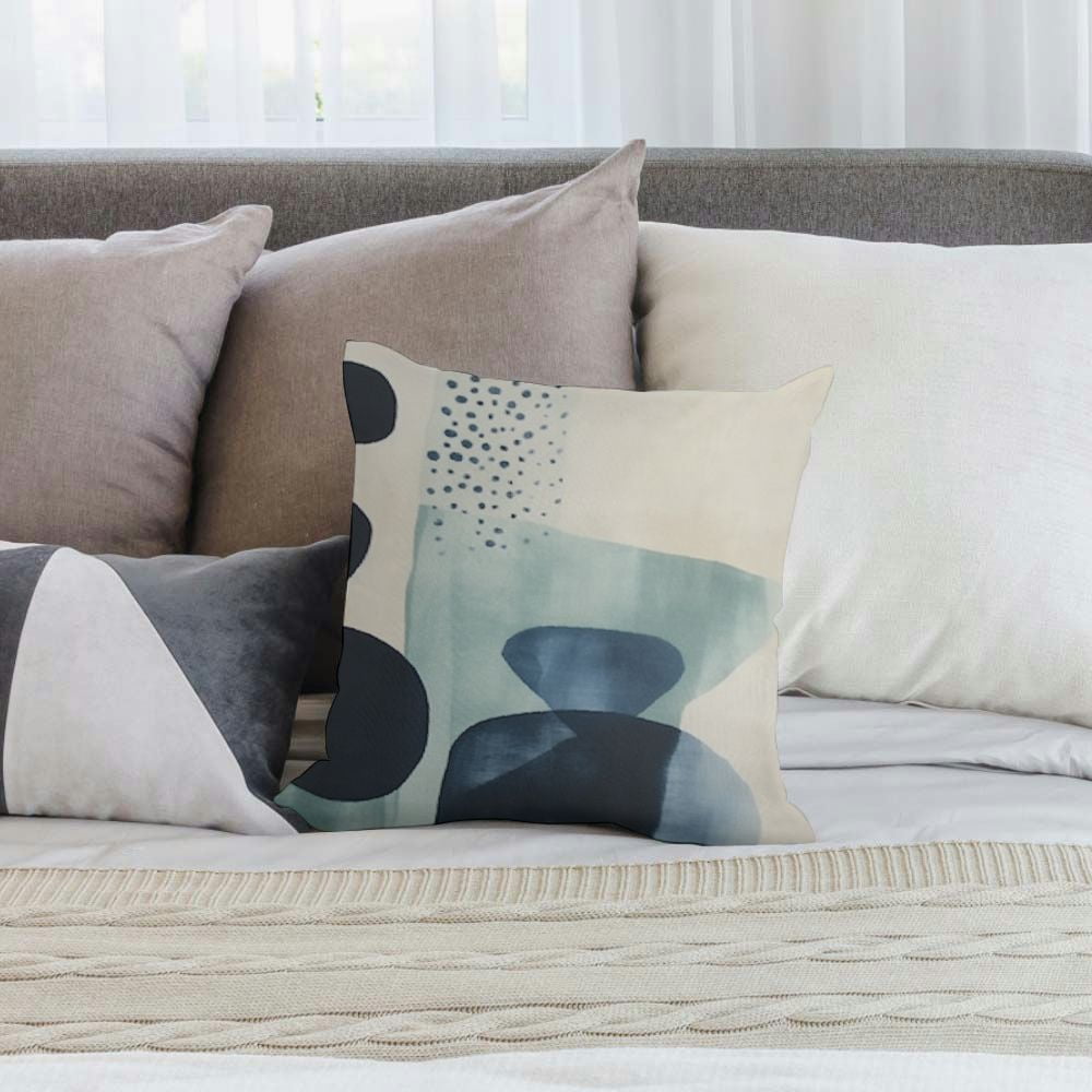 Nawypu Boho Abstract Pillow Covers Accent Mid Century Modern Geometric ...
