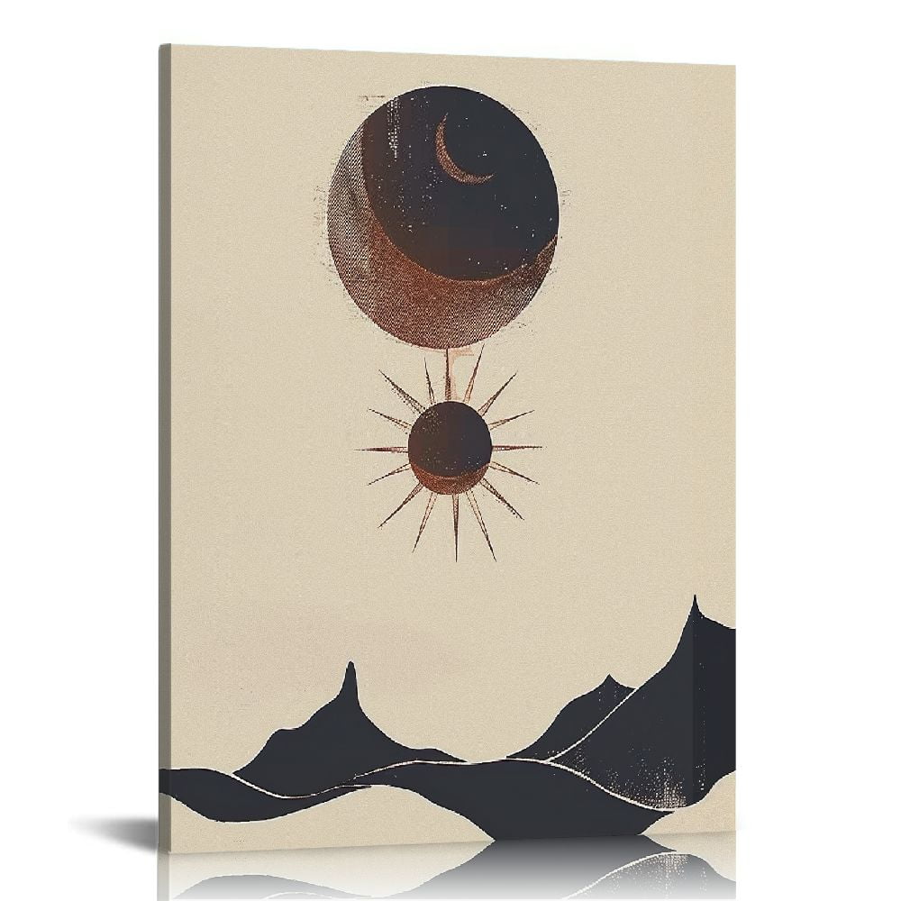 Nawypu Boho Wall Art Decor Painting Pictures Print On Canvas, Abstract ...