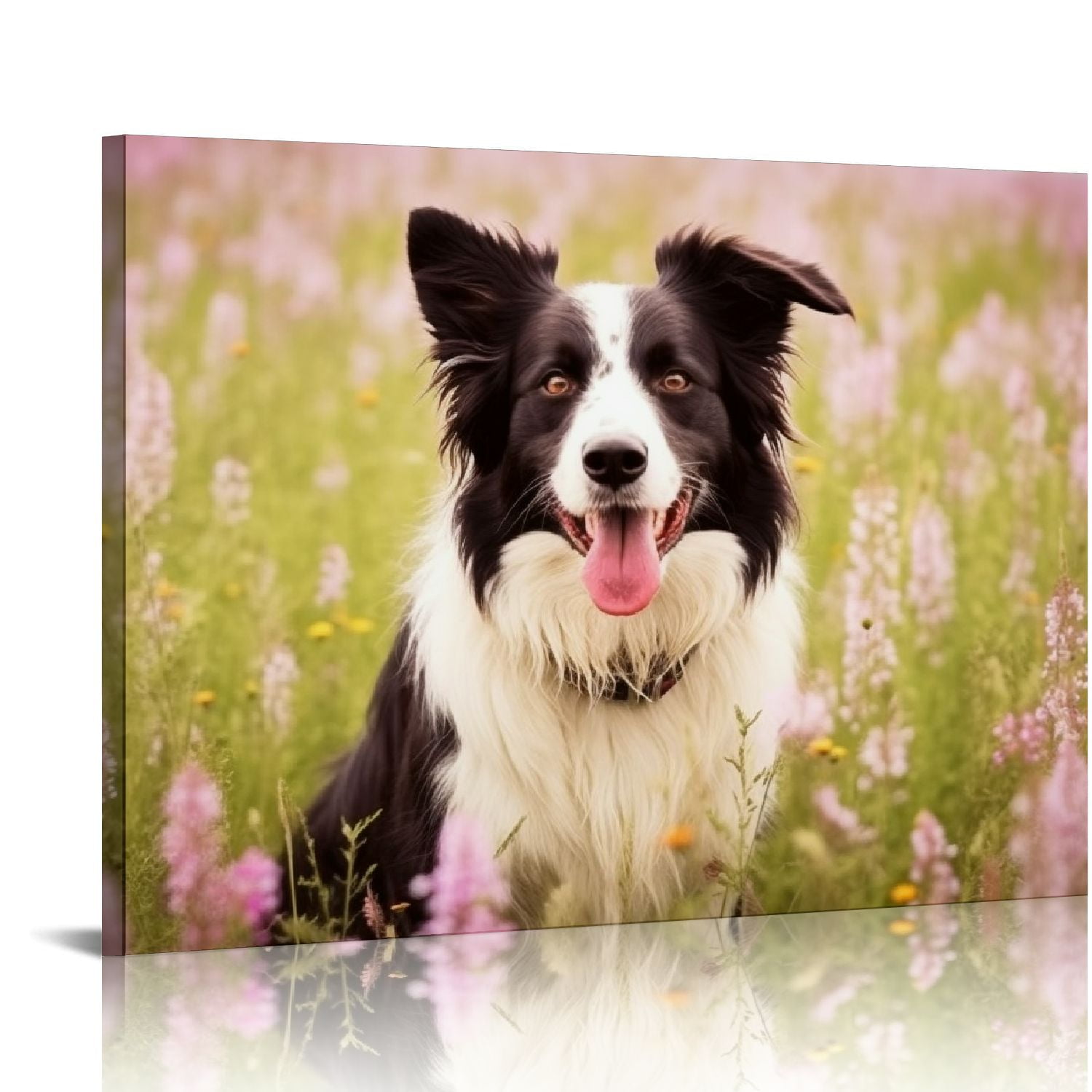 Nawypu Border Collie Canvas Wall Art For Living room Poster Printing ...