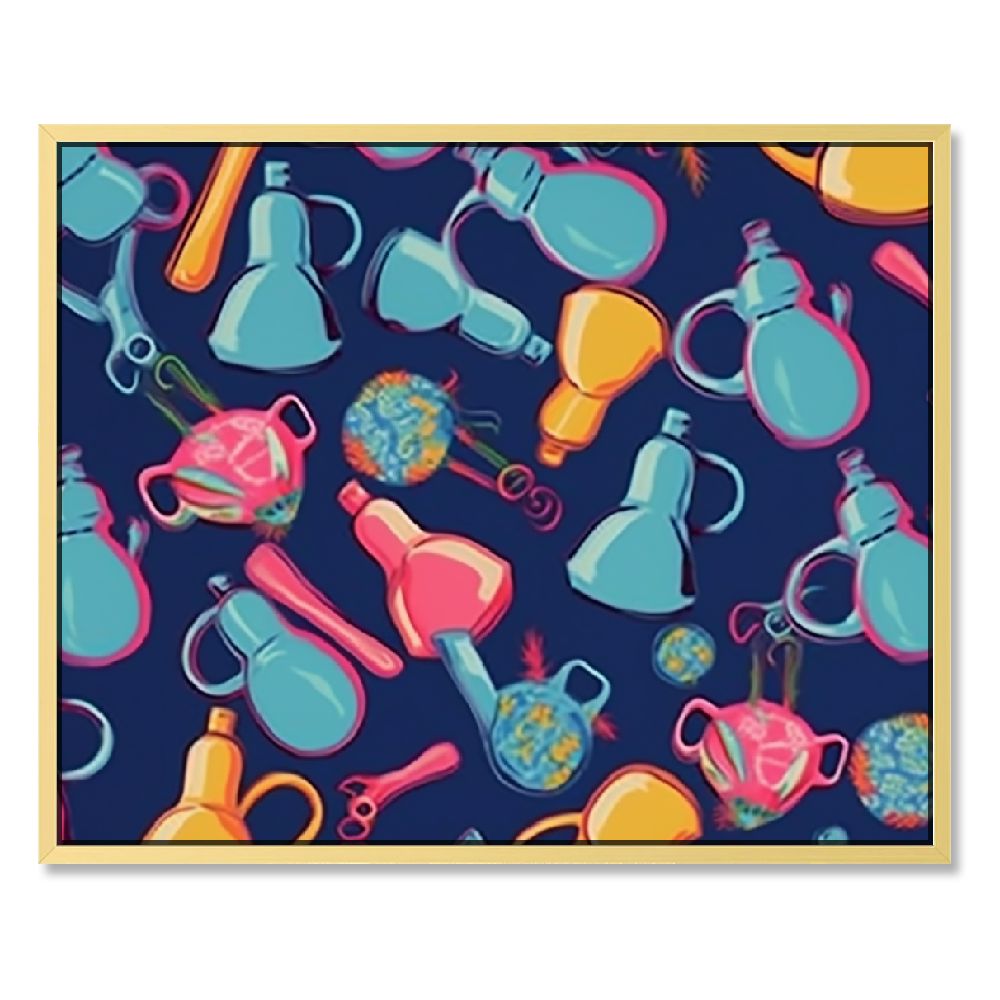 Nawypu Bowling Ball Canvas Hanging Poster Decorative Wall Picture Art ...