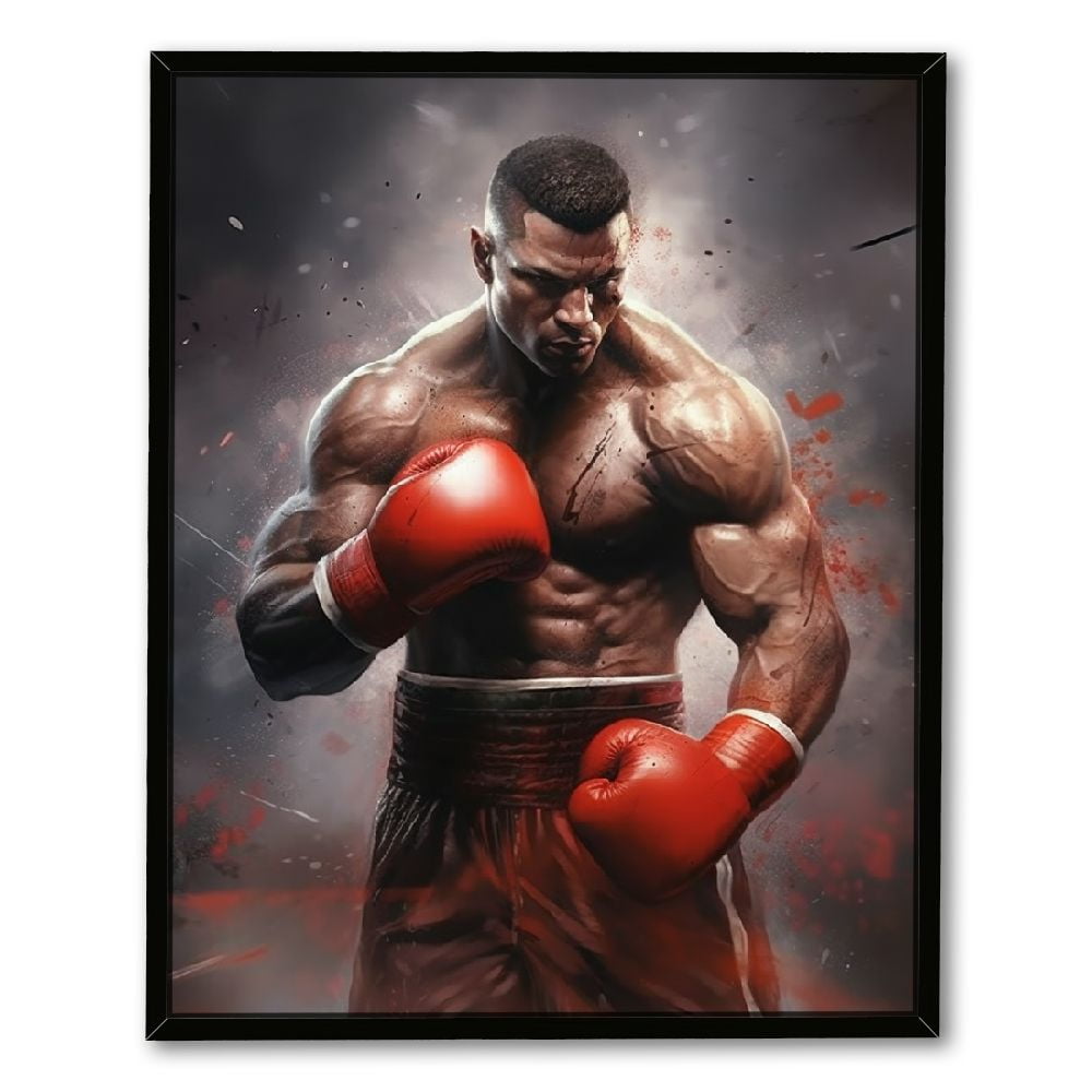 Nawypu Boxing Poster, Inspirational Boxing Art Canvas Painting, Boxing ...