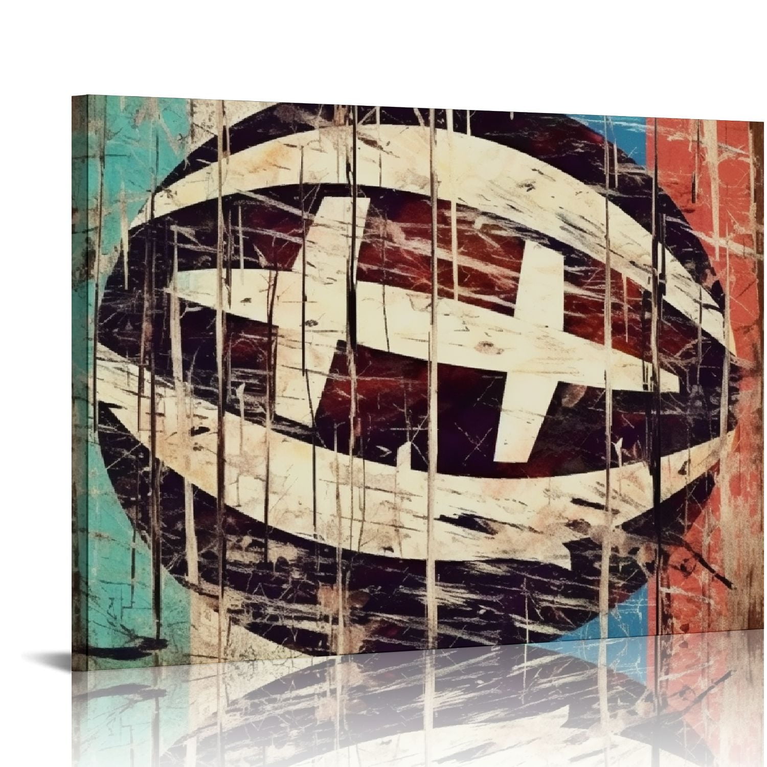 Nawypu Boys Room Decor Rustic Sports Decor for Boys Bedroom Vintage ...