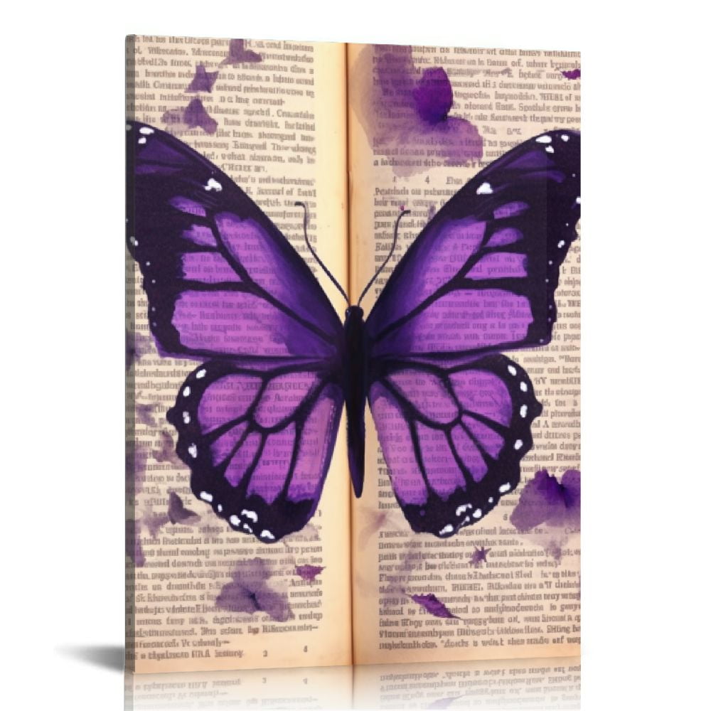 Nawypu Butterflies Book Art Insect Butterfly Wall Decoration Posters ...