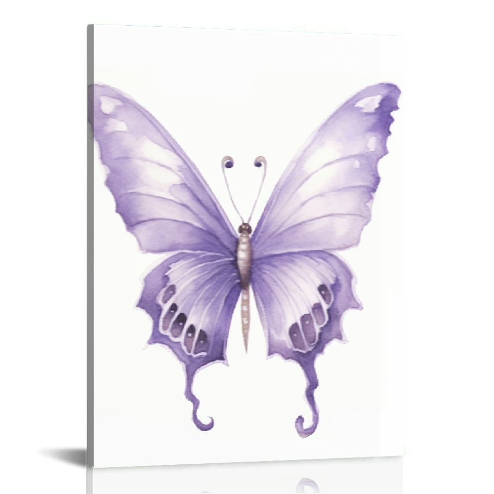 Nawypu Butterfly Wall Art Prints Decor purple room decor Poster with ...