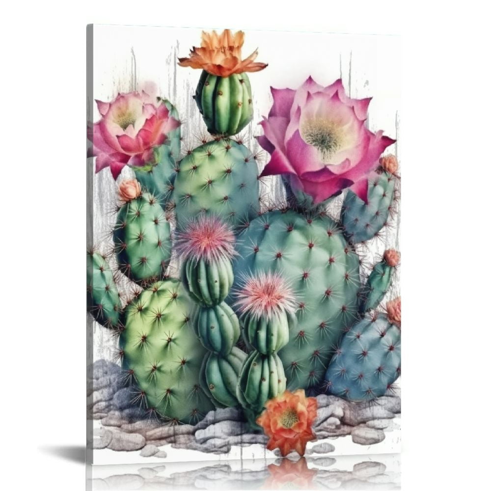 Nawypu Cactus Wall Art for Bathroom Decor Succulent Pictures Wall Decor ... Nawypu Cactus Wall Art for Bathroom Decor Succulent Pictures Wall Decor ...