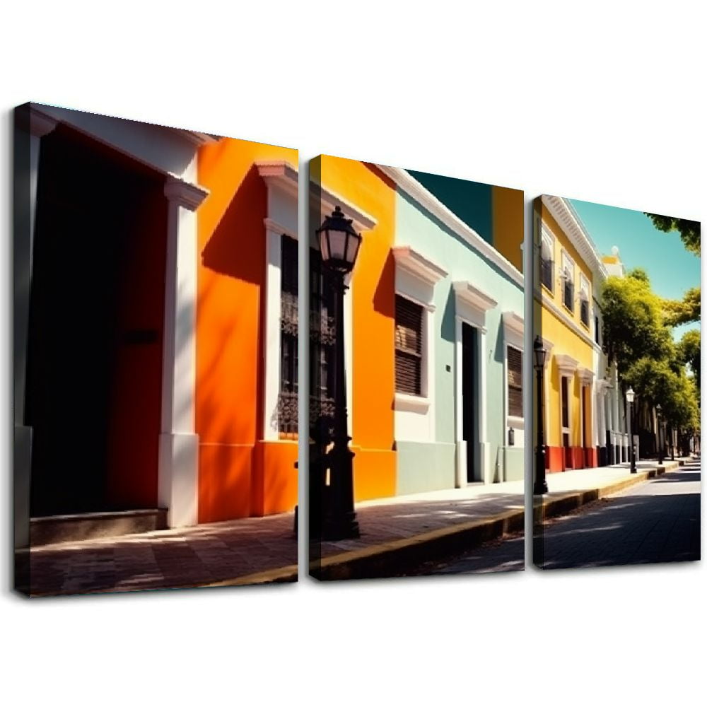 Nawypu Calle De Sol, Old San Juan, Puerto Rico Canvas Wall Art Print ...