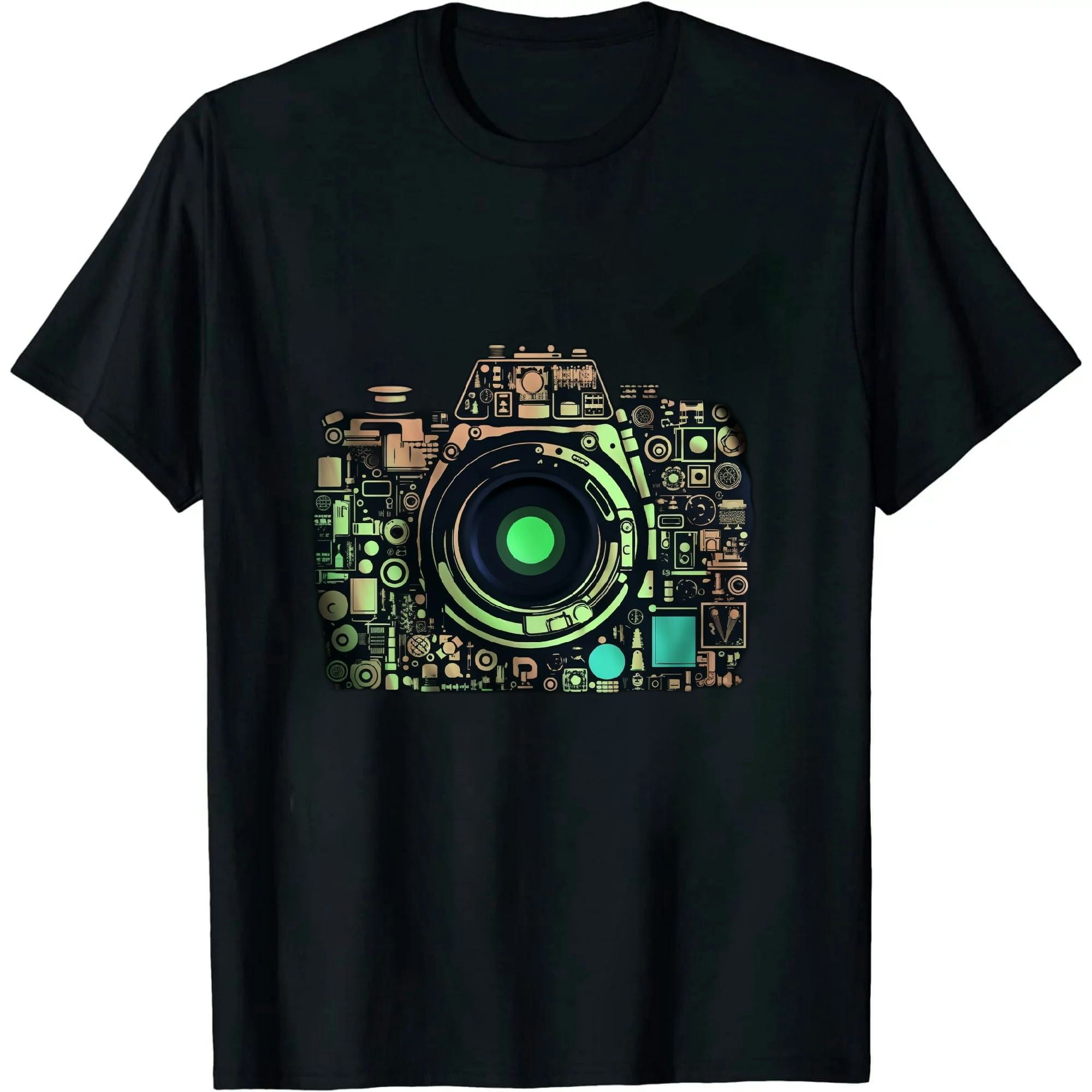 Nawypu Camera Iconography Tshirt for Photographer Boys Photography T ...