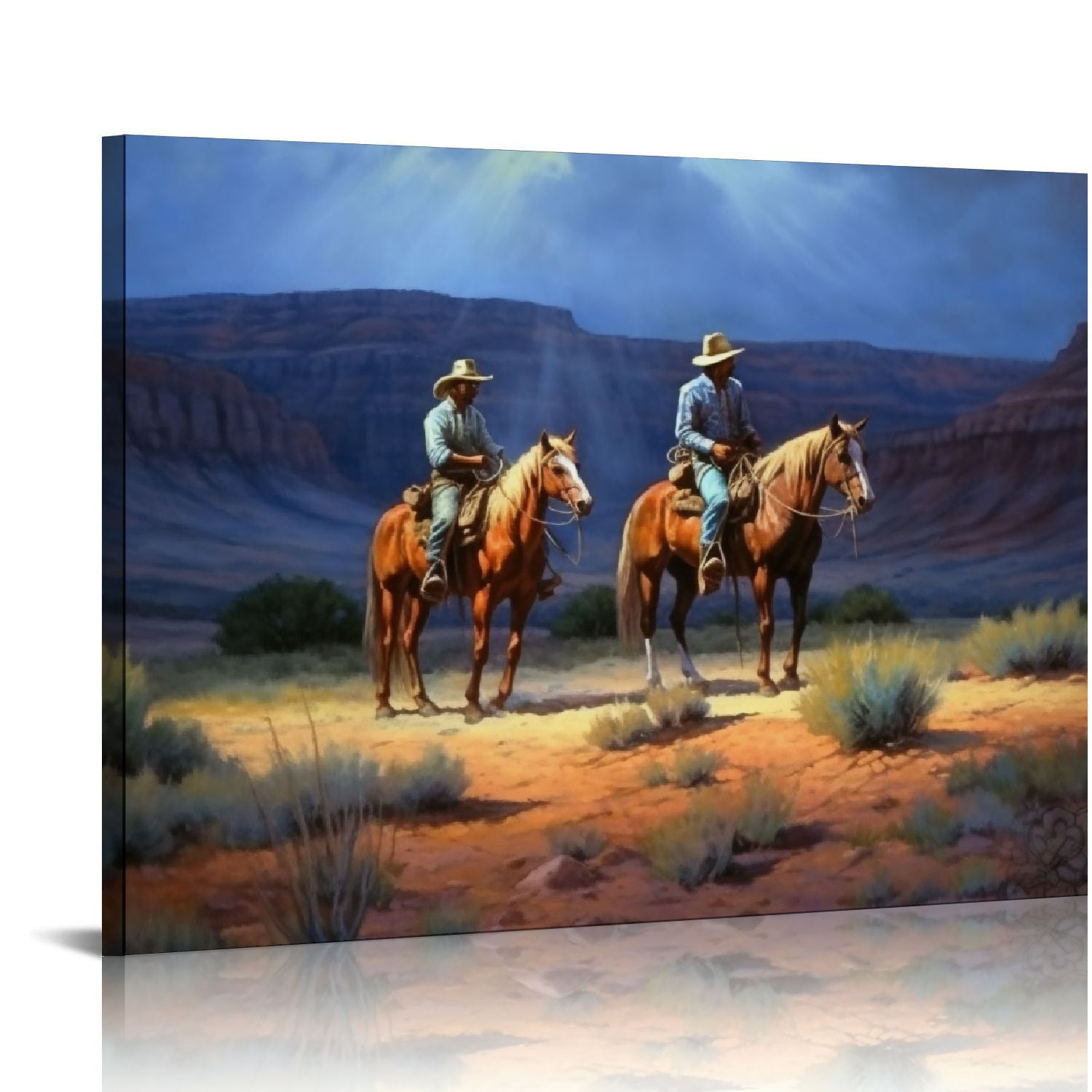 Nawypu Canvas Animal Wall Art Modern Decorations Paintings Cowboys ...