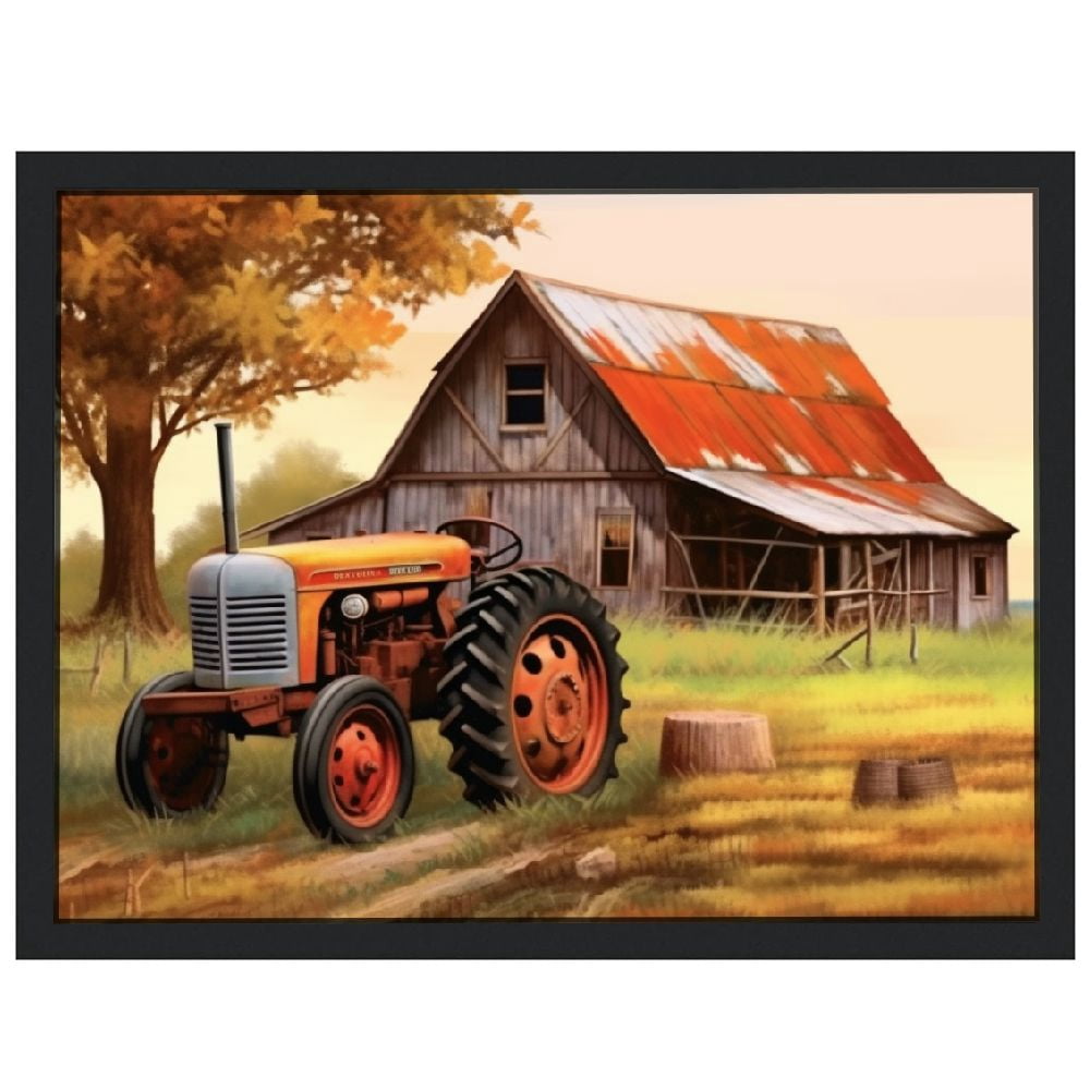 Nawypu Canvas Like Wall Art Decor - Painting Like Framed Artwork Barn ...