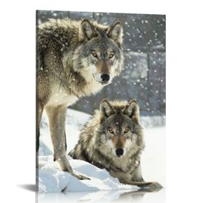 Wolf Paintings Canvas