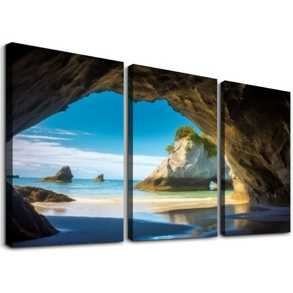 Nawypu Canvas Print Pictures Wall Art Painting View from The cave at ...