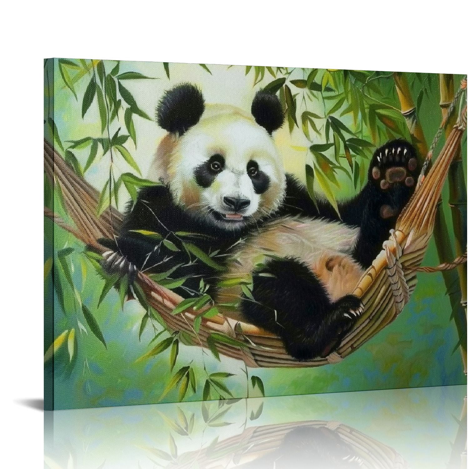 Nawypu Canvas Print Wall Art,Cute Baby Panda Modern Gallery Wall Decor ...