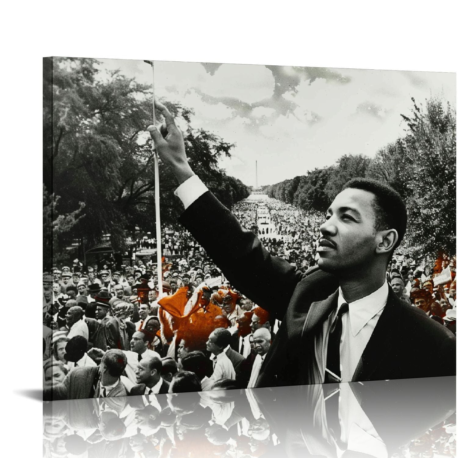Nawypu Canvas Print Wall Art - Photograph of Martin Luther King Jr ...