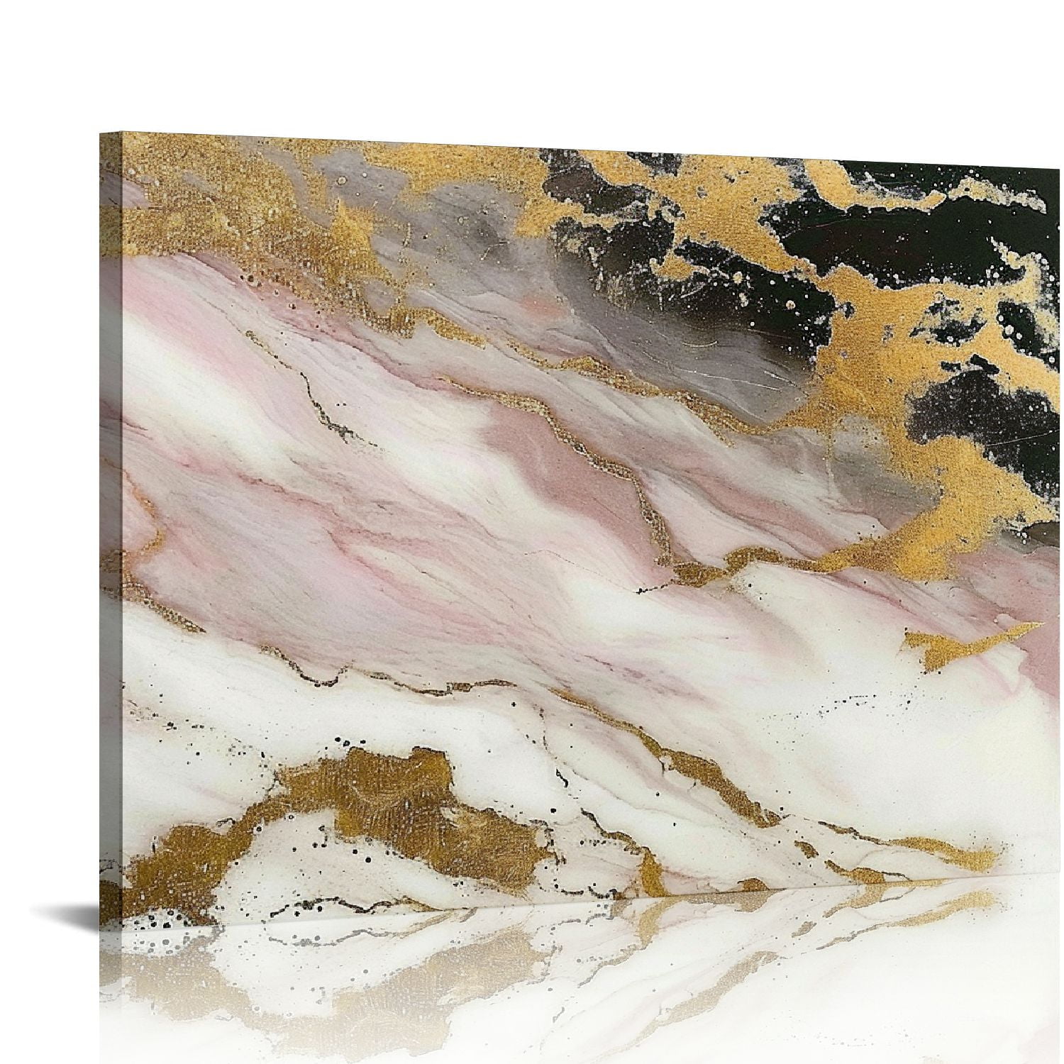 Nawypu Canvas Prints Modern Abstract Wall Decor Water Flow Shape ...