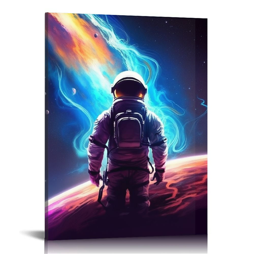 Canvas Wall Art, Galaxy Outer Space Wall Decor Print Painting Gift Wall ...