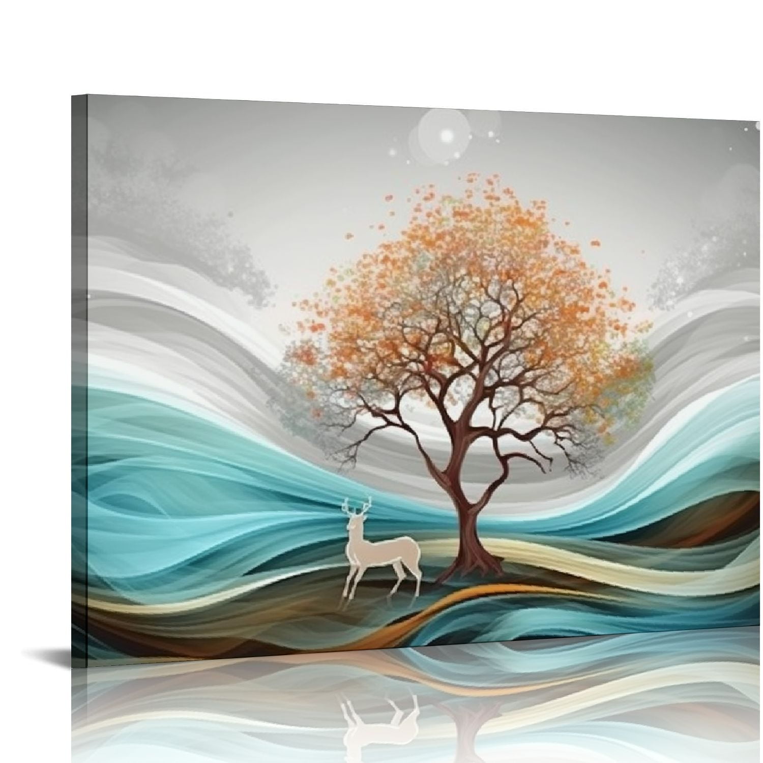 Nawypu Canvas Wall Art For Living Room Bedroom luxury Abstract lines ...