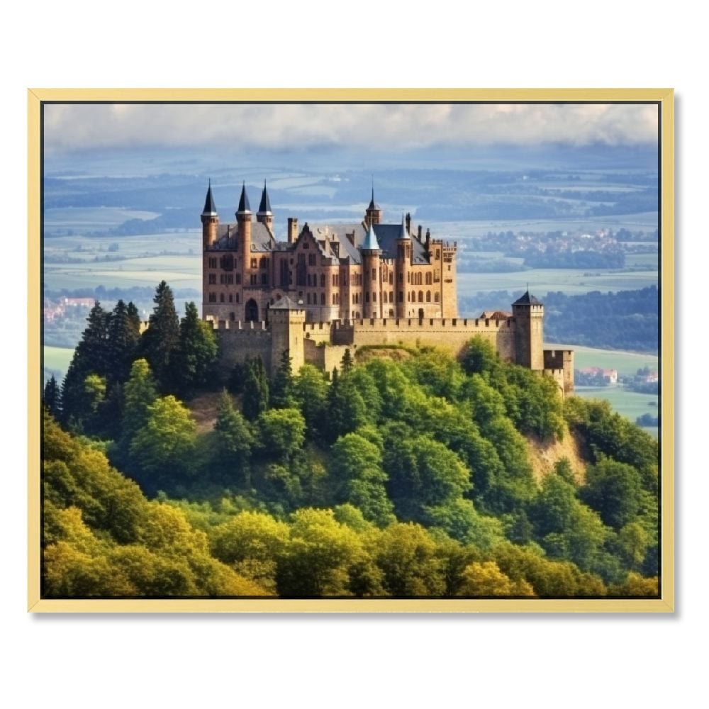 Nawypu Canvas Wall Art Germany Castle Landscape Pictures Posters ...