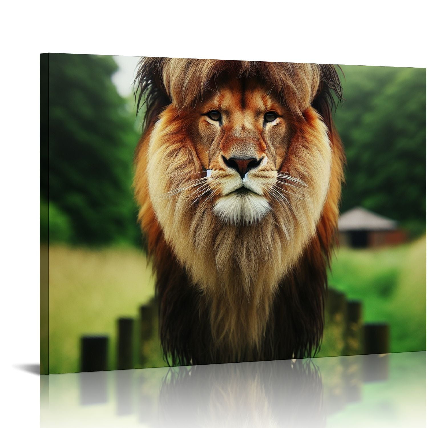 Nawypu Canvas Wall Art Lion Poster Animal Prints Pictures Wall Decor ...