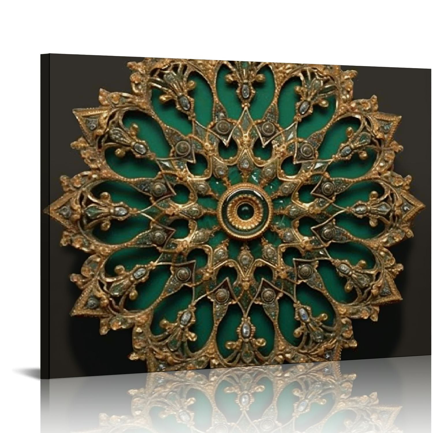 Nawypu - Canvas Wall Art - Luxury Rococo Art for Living Room - Modern ...