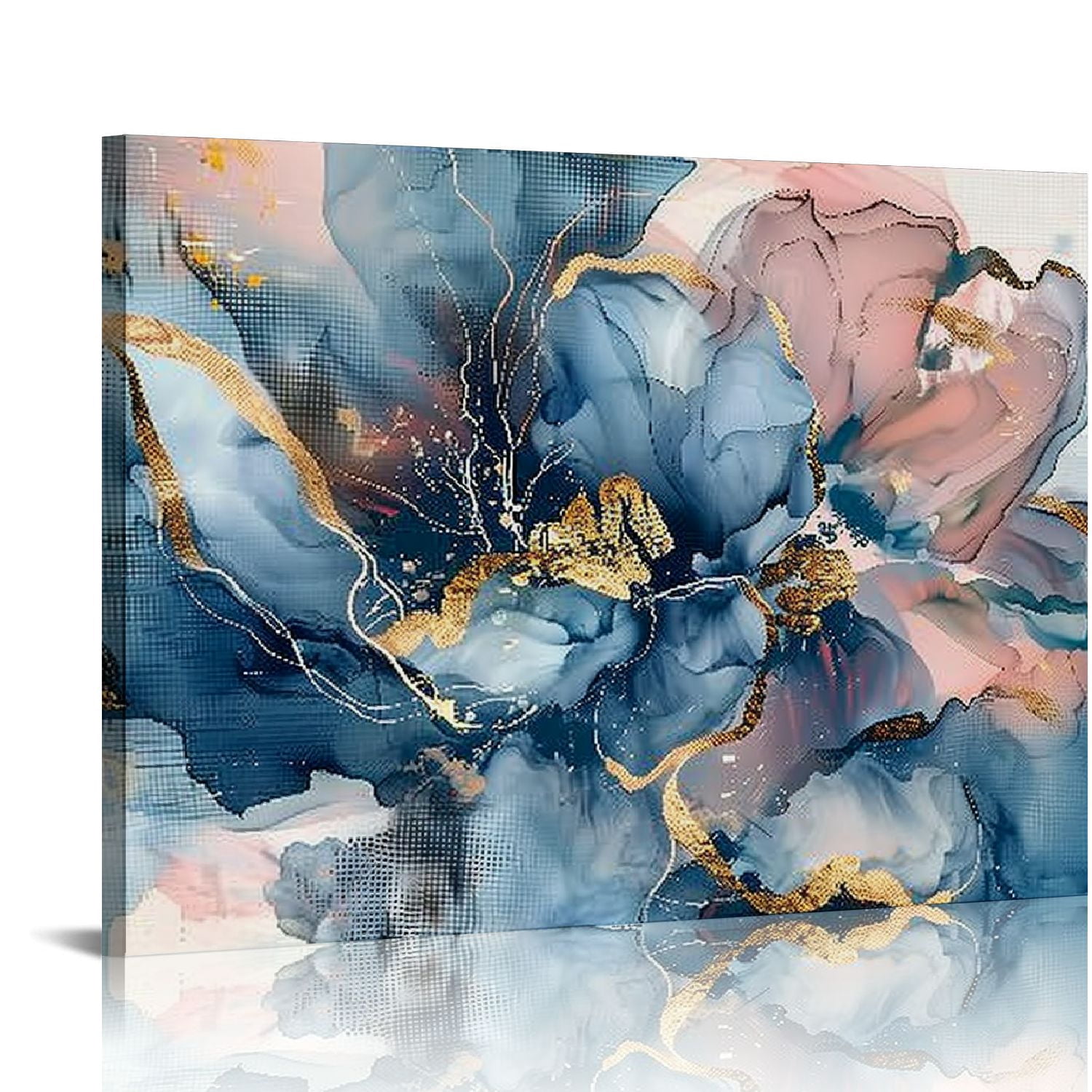 Nawypu Canvas Wall Art Print Abstract Home Decor Framed Stretched ...