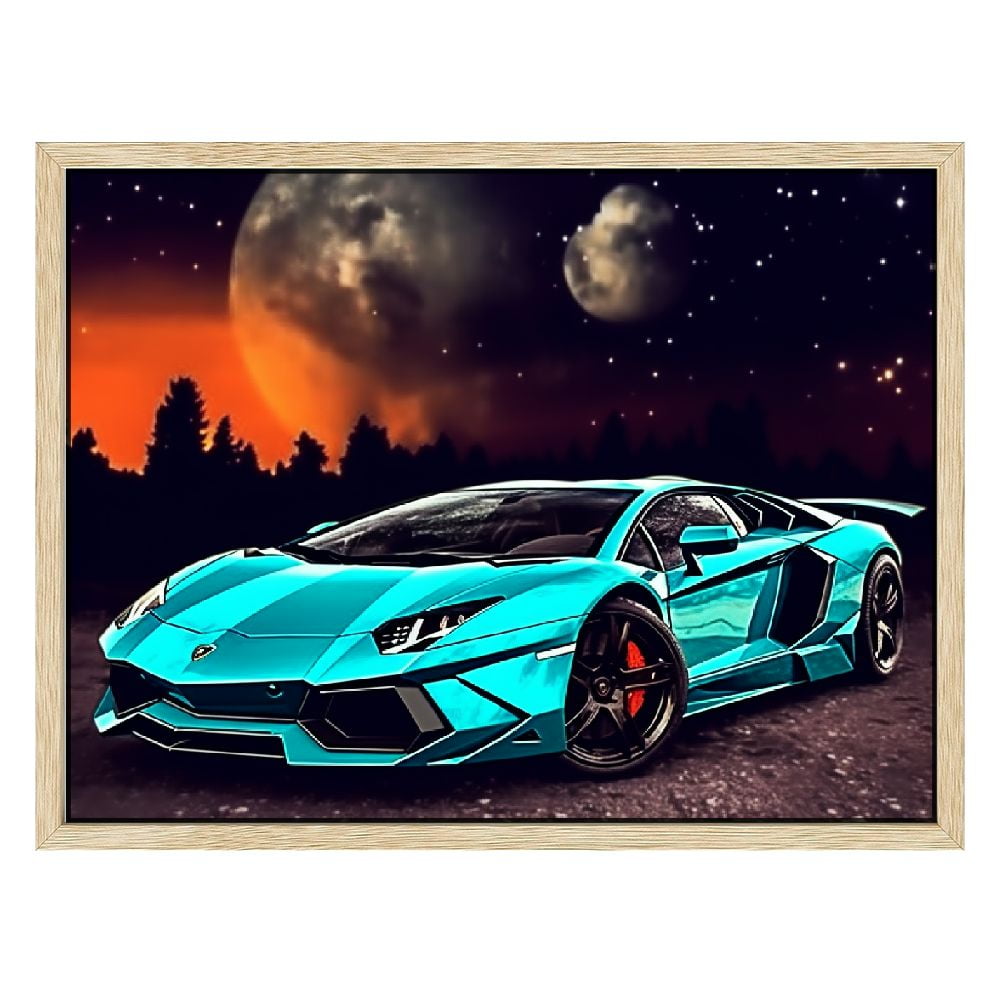 Nawypu Car Pictures Black and White Wall Art Racing Car Canvas Prints ...