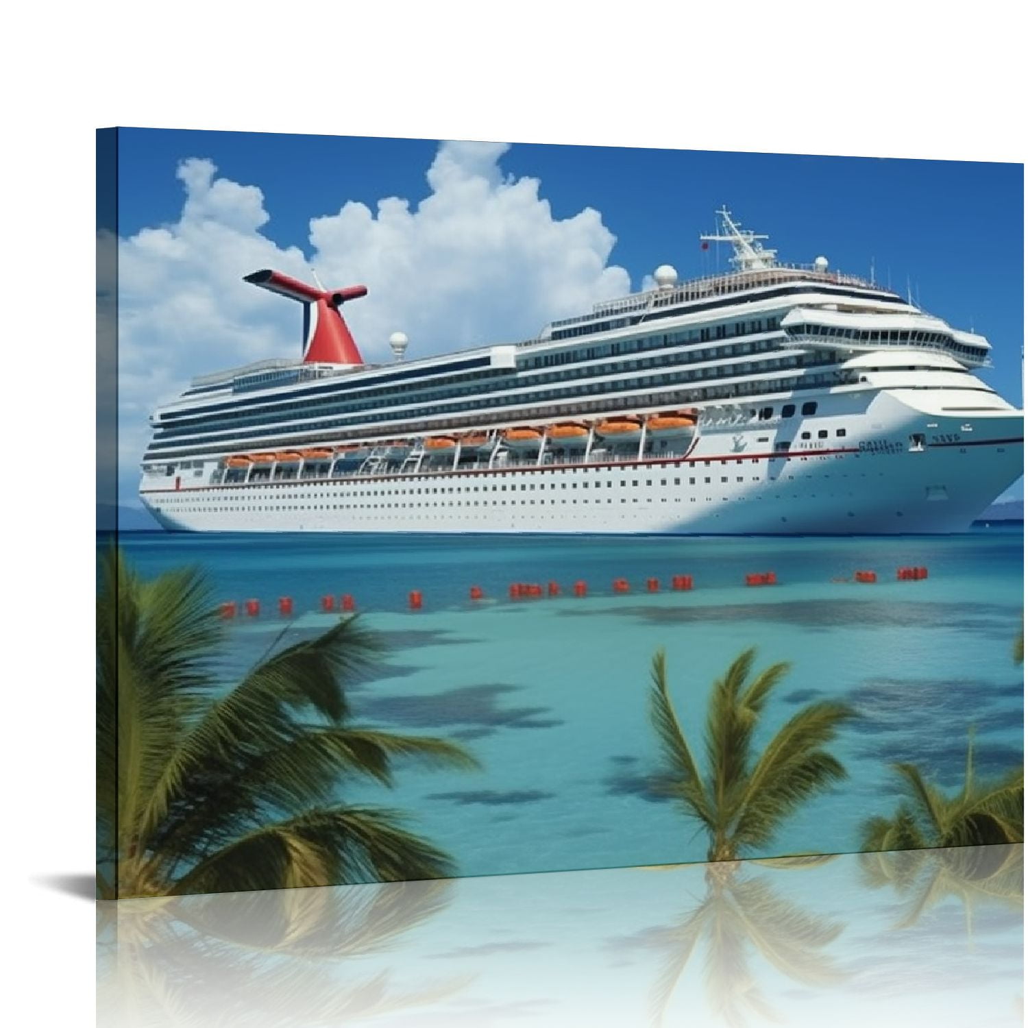 Nawypu Carnival Cruise Ship Canvas Painting Posters and Printed Wall ...
