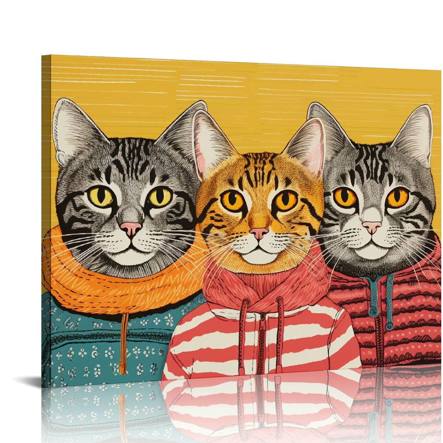 Nawypu Cat Burglar Painting Poster, Stunning Print on Canvas ...