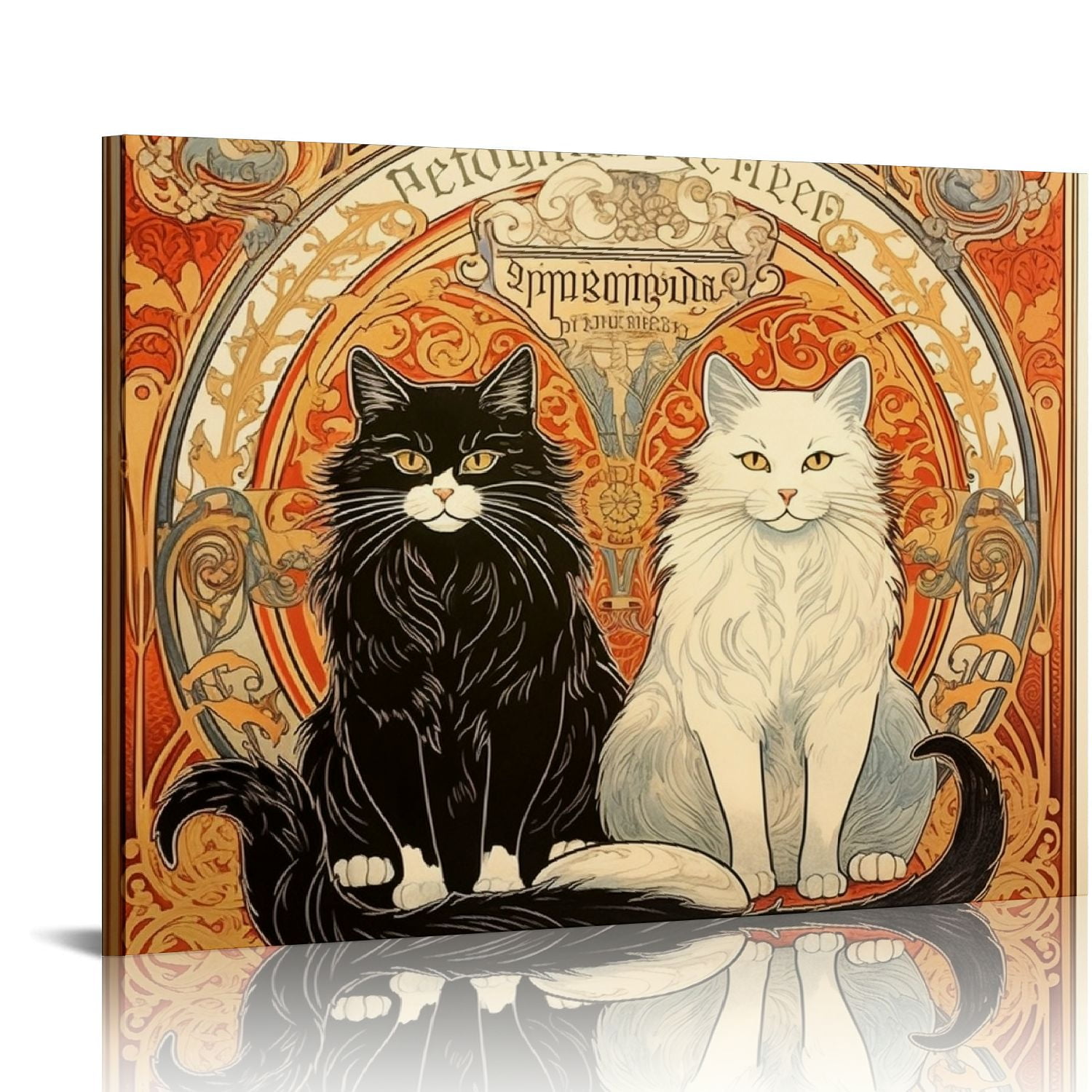 Nawypu Cat Lovers Vintage Metal Tin Sign Quirky Cat-Themed Decor ...