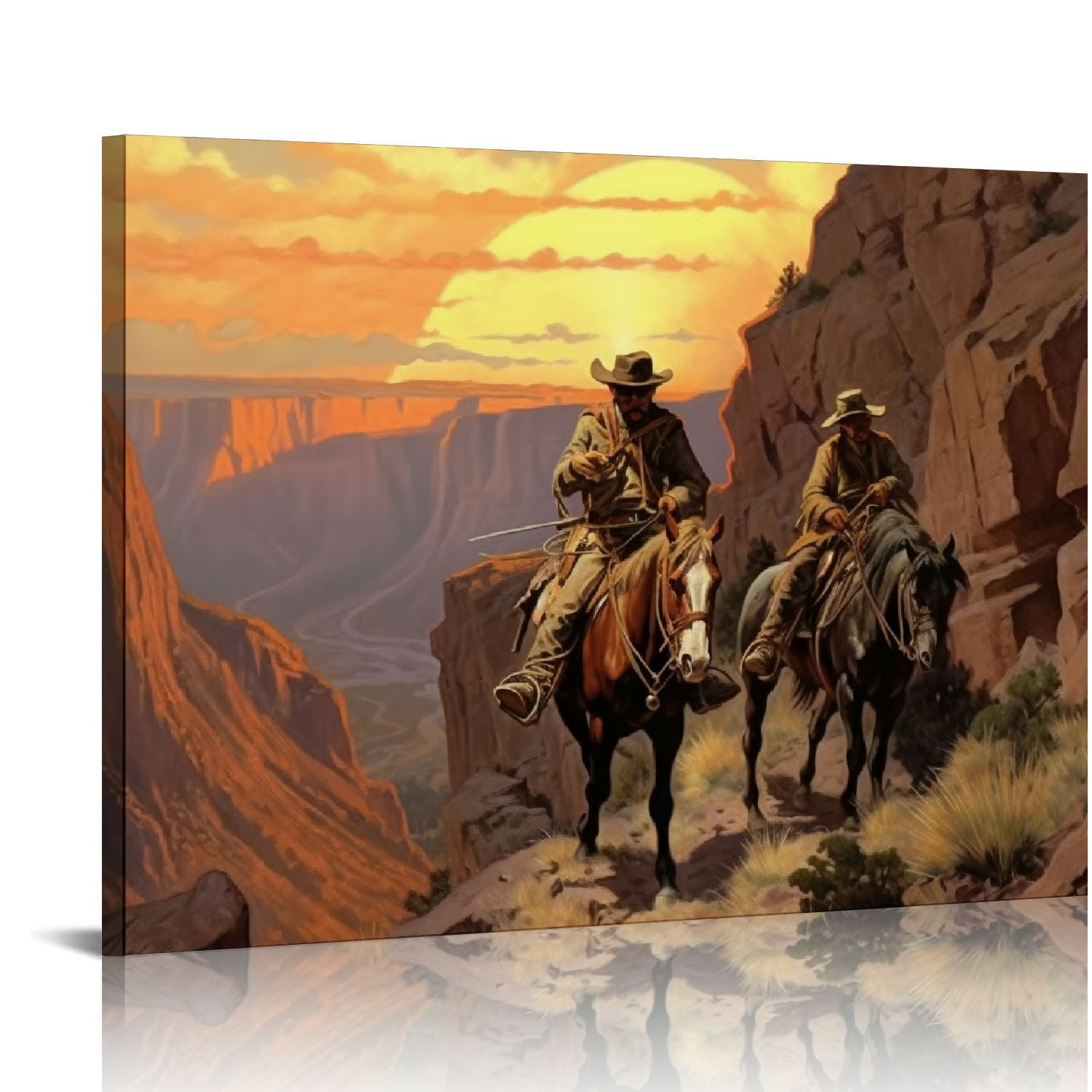 Nawypu Charles Marion Russell Canvas Prints Western Cowboy Wall Art Old ...
