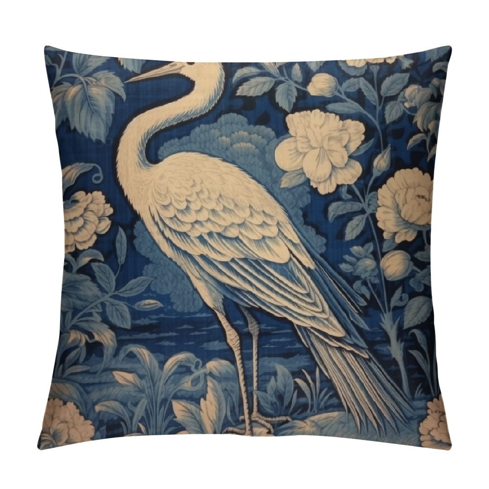 Nawypu Chinese Style Pillow Cases Chinese Style Blue and White ...