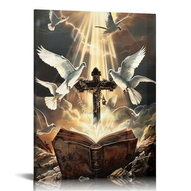 Nawypu Christian Canvas Wall Art Living Room Wall Decor Canvas Prints ...