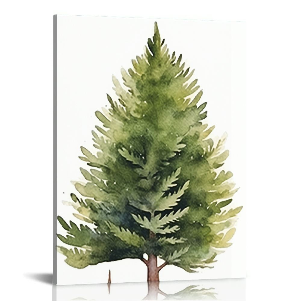 Nawypu Christmas Tree Posters Wall Art - Merry Christmas Wall Decor ...