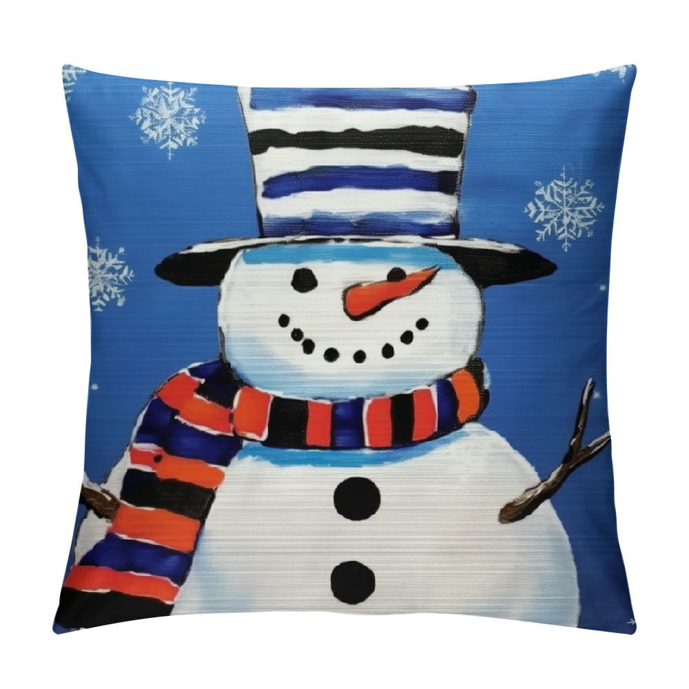 Nawypu Christmas Winter Pillow Covers Decoration, Buffalo Plaid ...