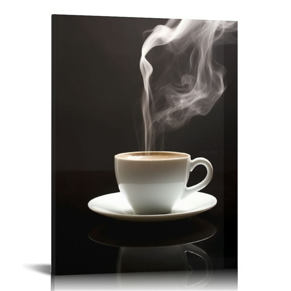 Nawypu Coffee Bar Wall Decor for Kitchen - But First Coffee Sign ...