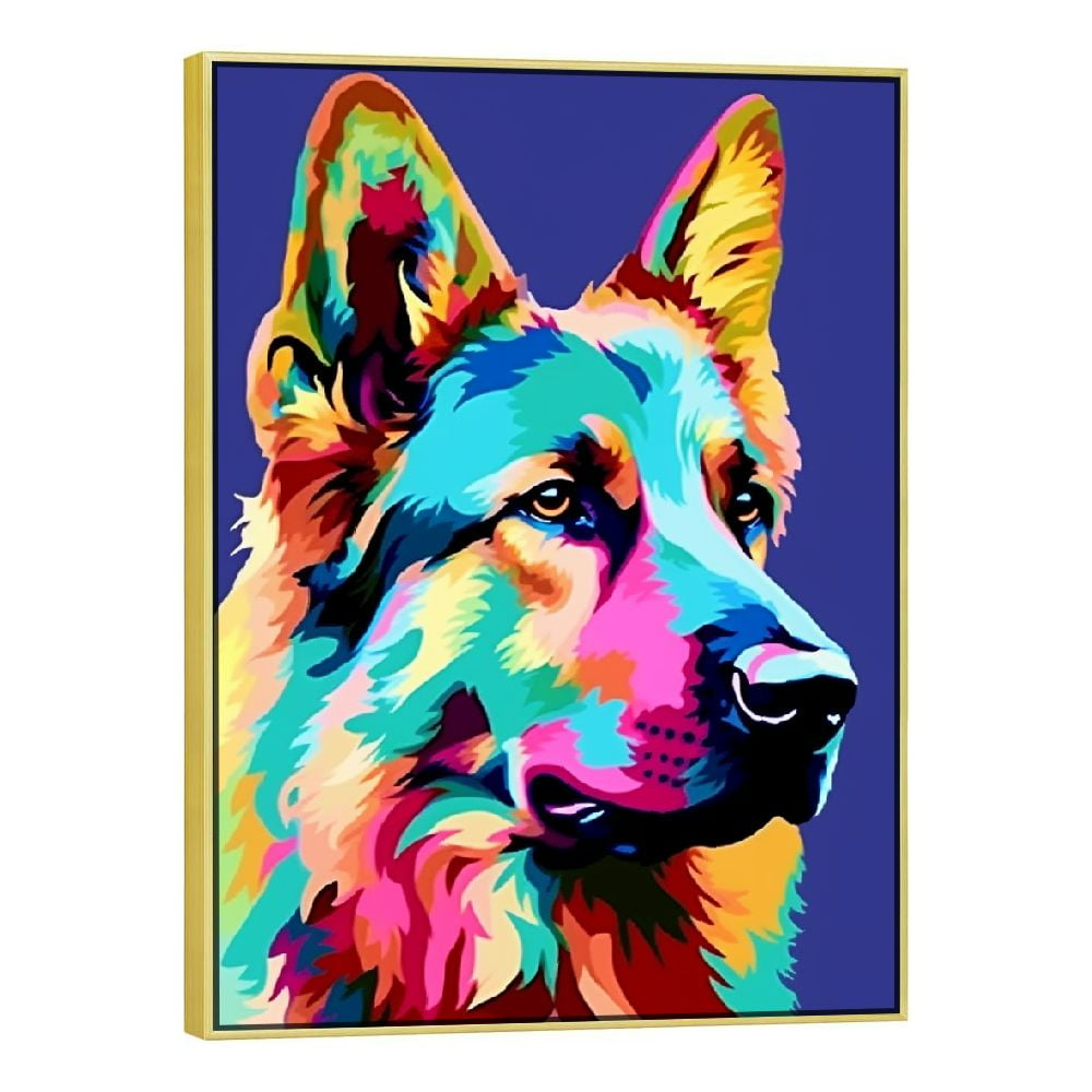 Nawypu Colorful Dog Wall Art Prints Pop Animal Pictures Wall Art ...