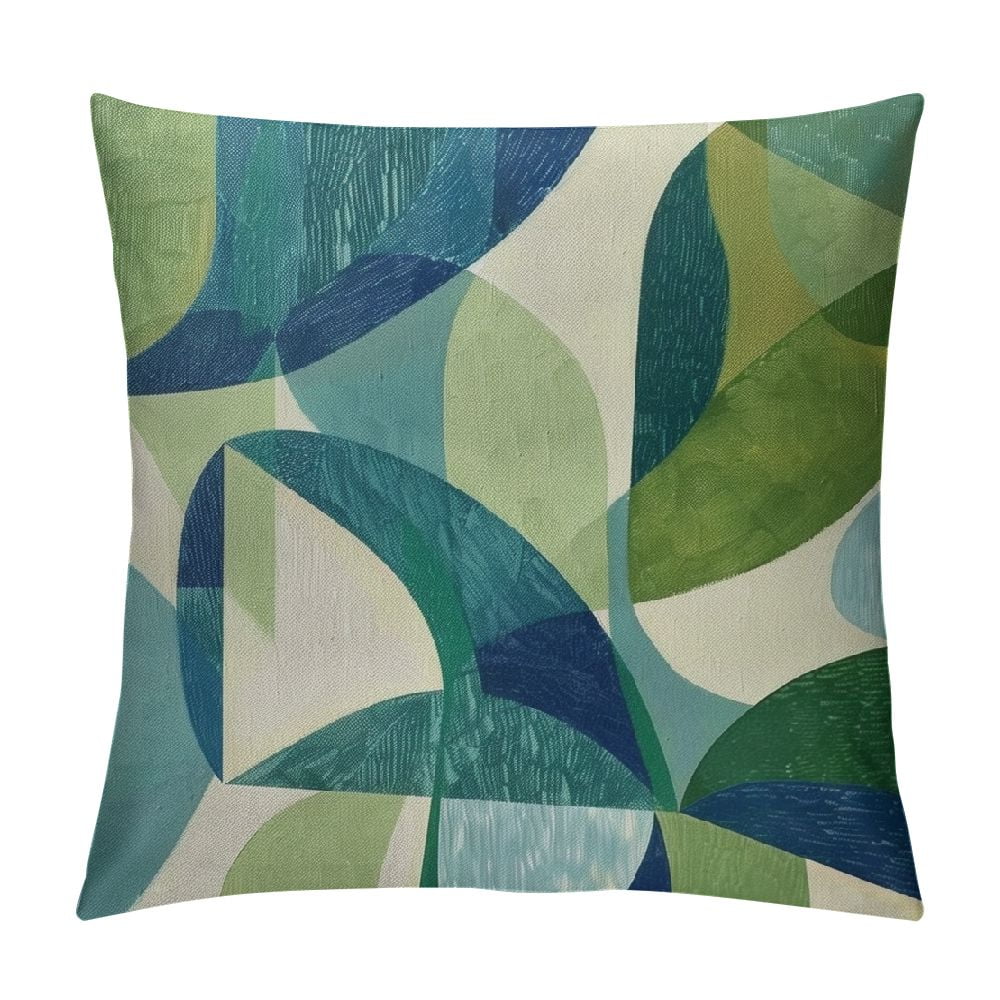 Nawypu Colorful Geometric Throw Pillow Covers Multicolored Aesthetic ...