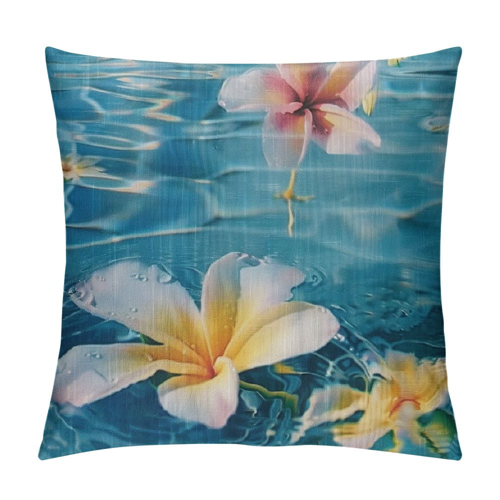 Awypu Custom Pillow Cases with Picture Or Text, Jasmine Flower Printed ...
