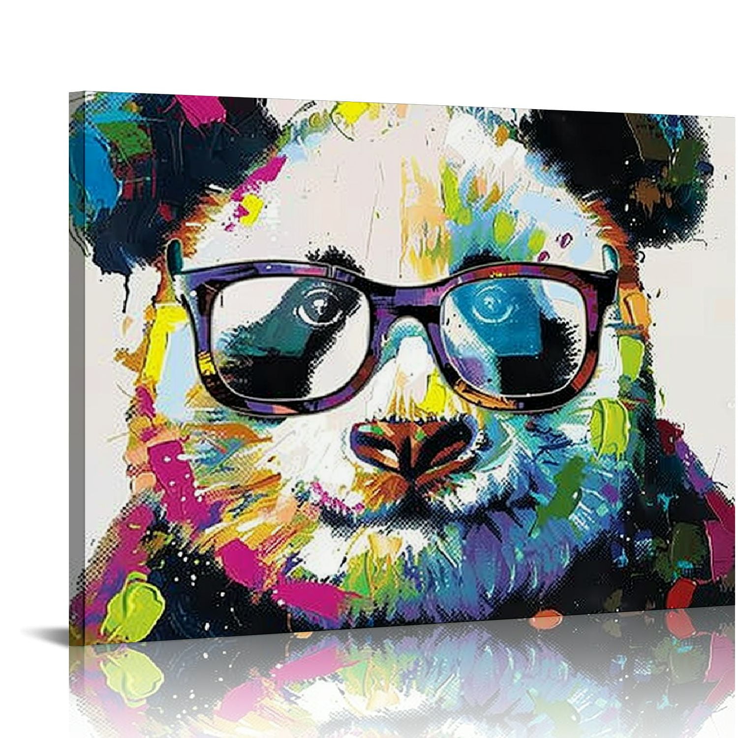 Awypu Cute Panda Canvas Wall art: Wall Decor Animals Themed for Kids ...