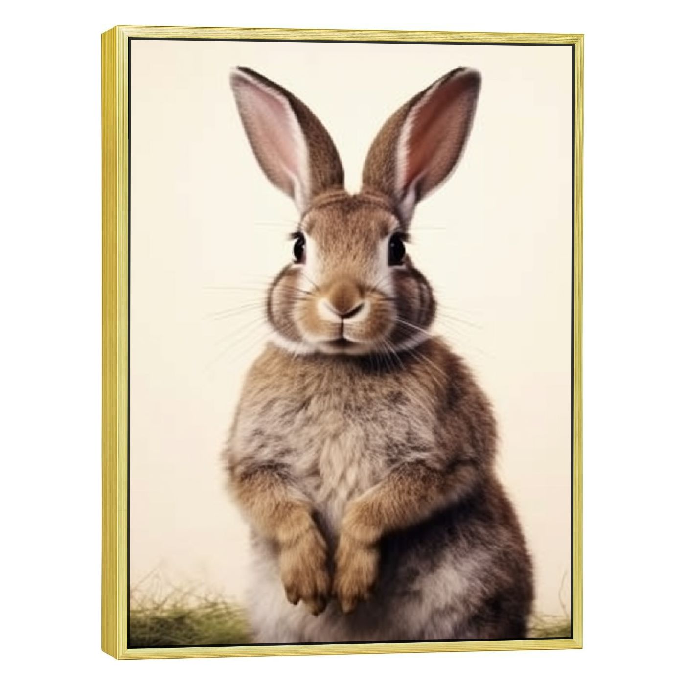Nawypu Cute Rabbit Wall Art Cute Animal Artwork Nursery Bunny Picture ...