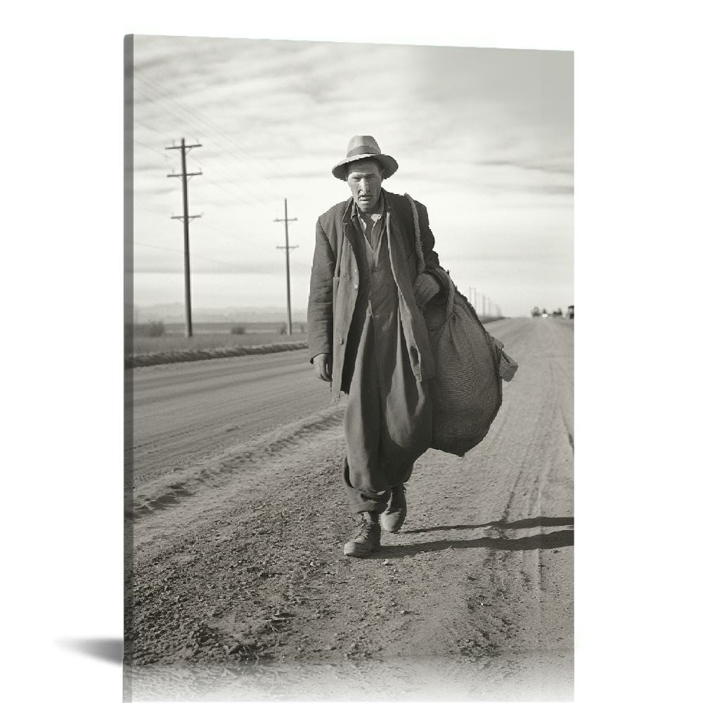 Nawypu Dorothea Lange Poster Vintage Great Depression Posters Homeless ...